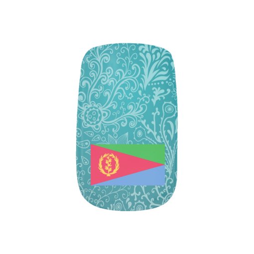 Chill Flag of Eritrea Minx Nail Art | Zazzle