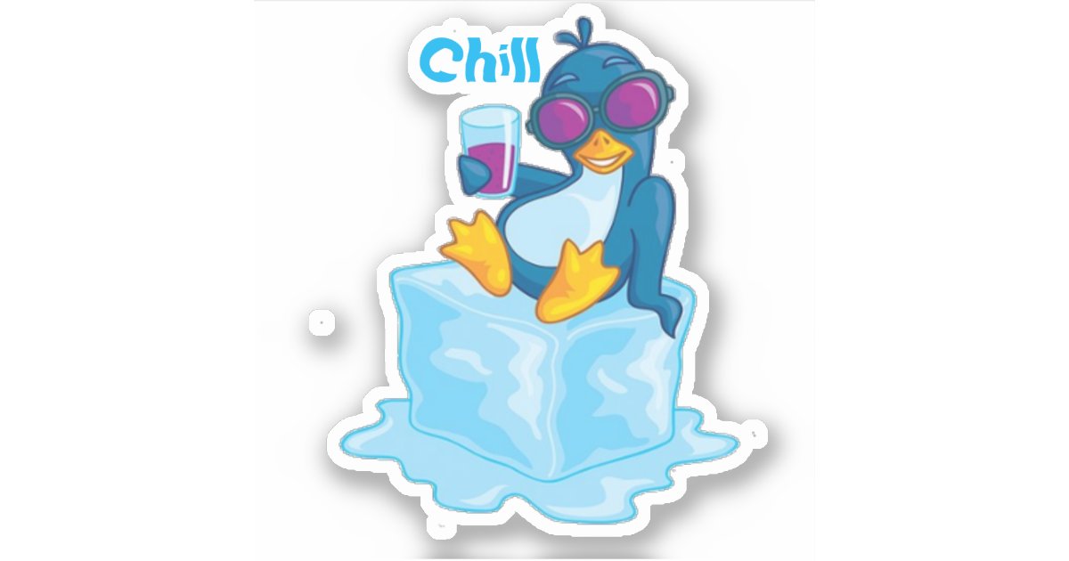 Chill Sticker | Zazzle
