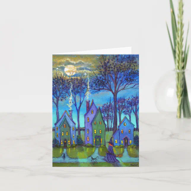 Chimney Ghosts Note Card | Zazzle