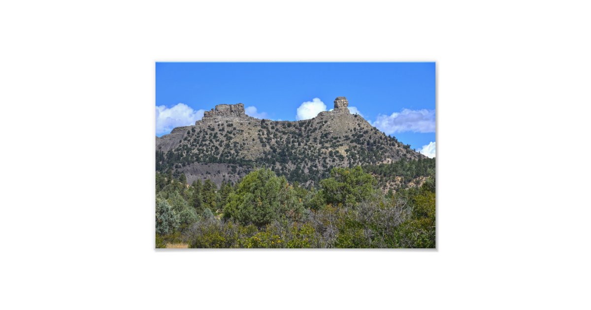 Chimney Rock National Monument, Colorado Photo Print | Zazzle