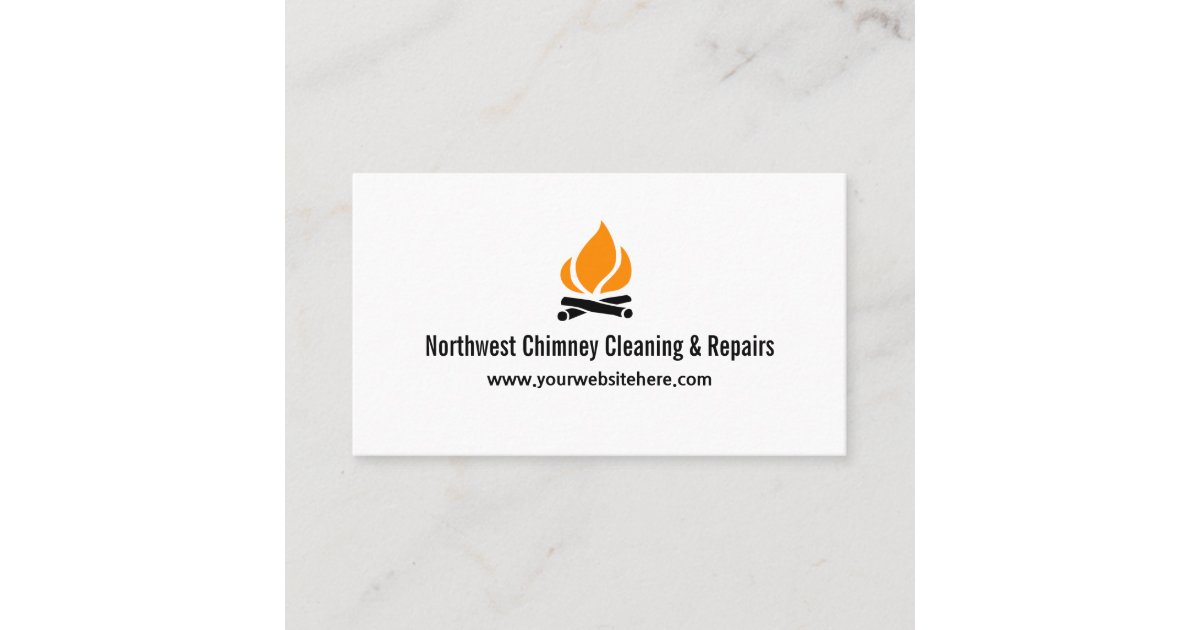 Chimney Sweep Cleaning & Repairs Business Card | Zazzle