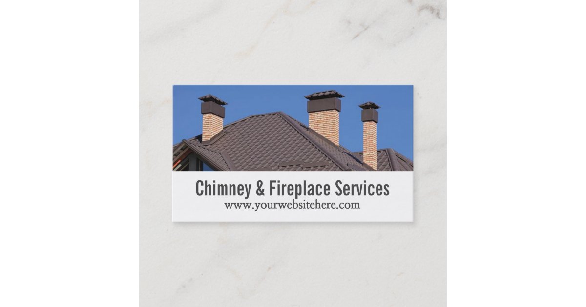 Chimney Sweep Fireplace Cleaning & Repairs Business Card | Zazzle