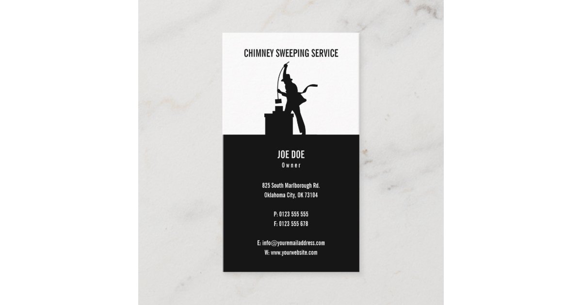Chimney Sweep | Professional Business Card | Zazzle