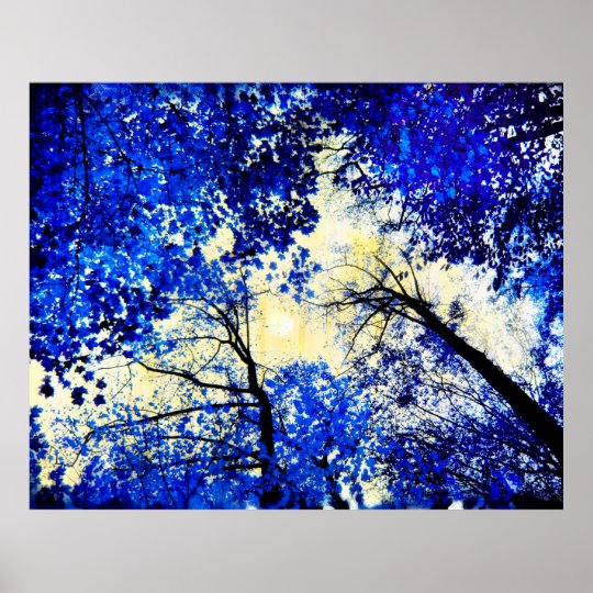 Once in a Blue Moon Poster | Zazzle.com
