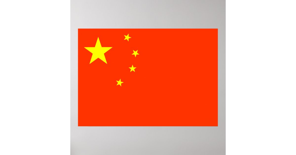 China Flag Poster | Zazzle