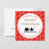 CHINA FLAG Three Wise Men CHINESE Christmas Holiday Card | Zazzle