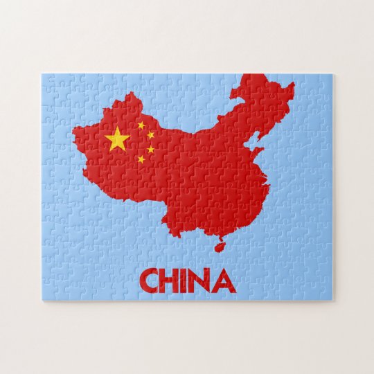 CHINA MAP JIGSAW PUZZLE | Zazzle.com