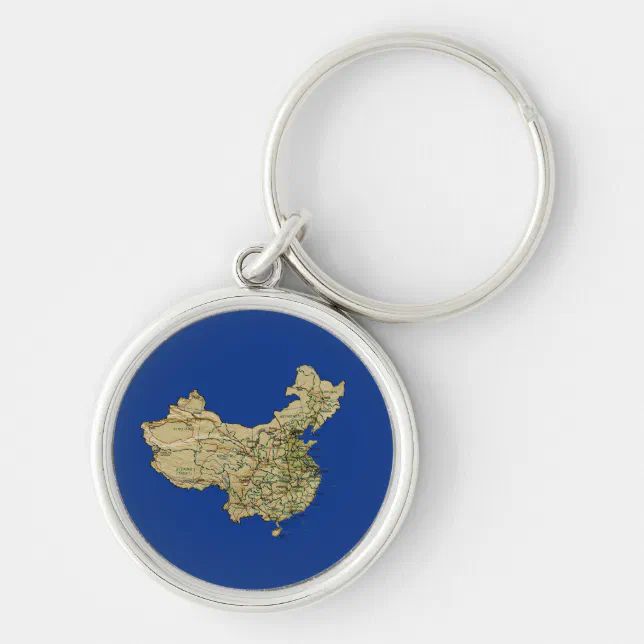 China Map Keychain | Zazzle