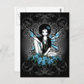 China Retro Lilly Fantasy Postcard | Zazzle