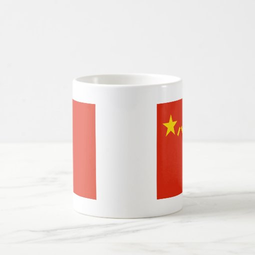 China’s PLA Flag – Chinese Emblem 中国人民解放军军旗（八一军旗) Coffee Mug | Zazzle