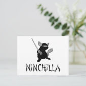 Chinchilla Ninja Postcard | Zazzle