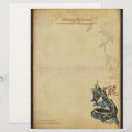 Chinese Blue Dragon Writing Paper | Zazzle