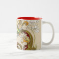 Chinese dragon and phoenix Two-Tone coffee mug | Zazzle