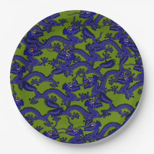 Chinese Dragon Plates | Zazzle