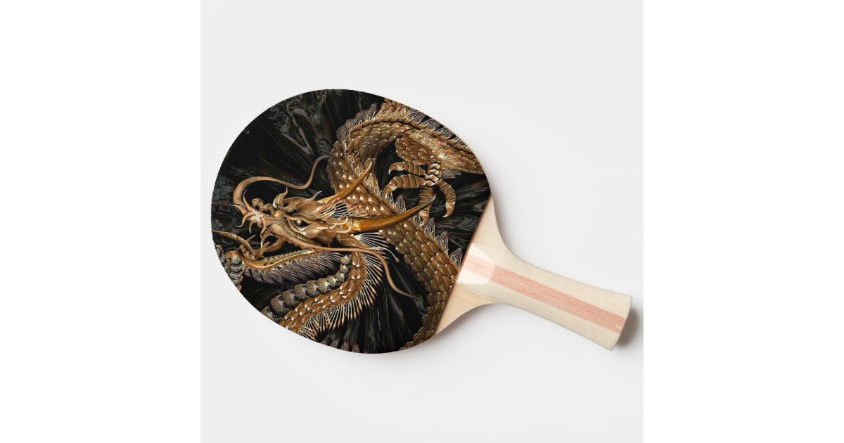 Chinese Dragon Ping Pong Paddle | Zazzle