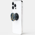 Chinese Dragon Royal Blue And Gold PopSocket | Zazzle