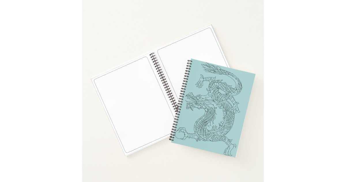 Chinese Dragon Sketchbook Notebook | Zazzle