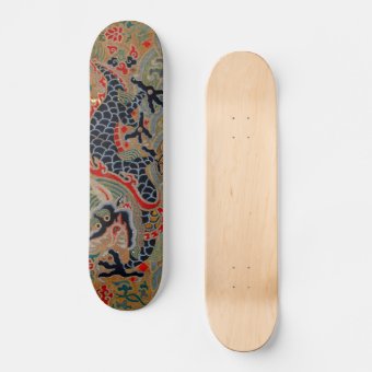 Chinese Dragon Symbol Antique Asian Skateboard Deck | Zazzle