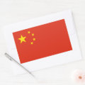 Chinese flag Stickers | Zazzle