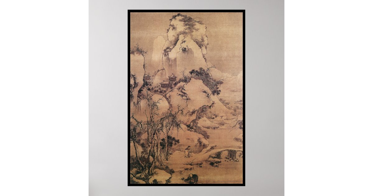 Chinese Landscape (I) Poster | Zazzle