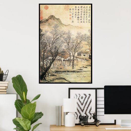 Chinese Landscape (VIII) Poster | Zazzle