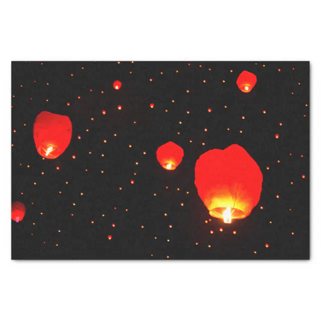 Chinese Lantern Tissue Papeer Tissue Paper | Zazzle
