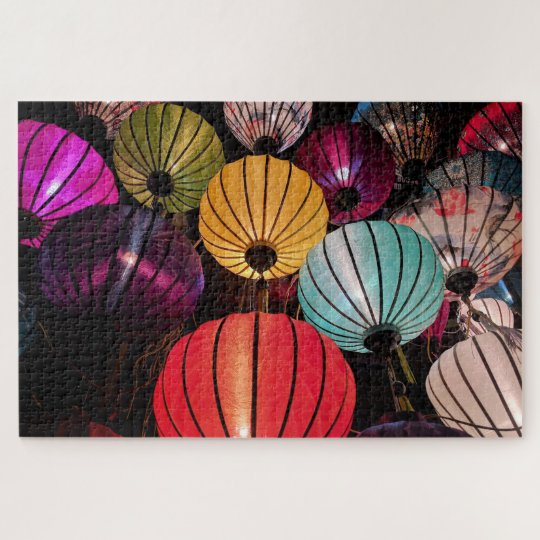Chinese Lanterns Jigsaw Puzzle | Zazzle.com