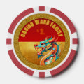 Chinese New Year Dragon personalized Photo poC Poker Chips | Zazzle