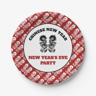 Chinese Dragon Plates | Zazzle