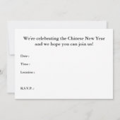 chinese new year party invitations | Zazzle