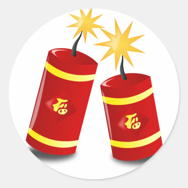 Chinese New Year Sticker | Zazzle