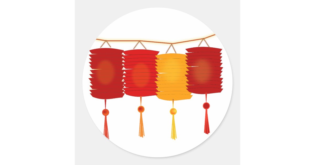Chinese New Year Sticker | Zazzle