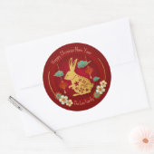 Chinese New Year Stickers (Year of the Rabbit) | Zazzle