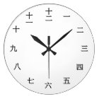 Clock with Chinese characters for the numbers! | Zazzle.com