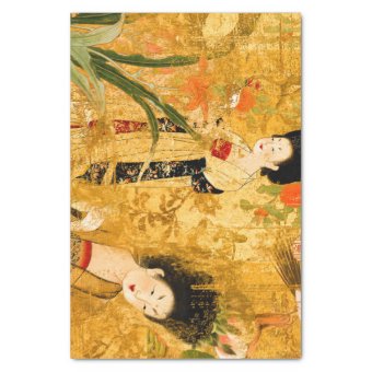 Chinese princesses 10lb Tissue Paper | Zazzle