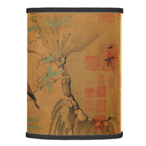 Chinese Song Dynasty Finches and bamboo Lamp Shade | Zazzle