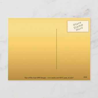 Chinese Tapestry Goats Lunar New Year Birthday VHP Holiday Postcard ...
