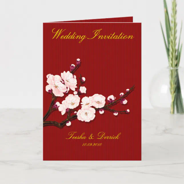Chinese wedding invitation card designed by Kanjiz | Zazzle