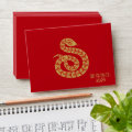 Chinese Year of the Snake Gold Envelope | Zazzle
