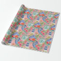 Chinoiserie Floral Pattern Wrapping Paper | Zazzle