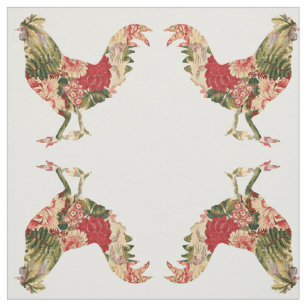 Chicken Fabric | Zazzle