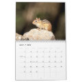 Chipmunk 2026 Calendar – Adirondack Wildlife | Zazzle