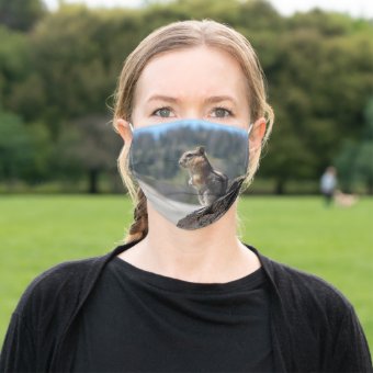 Chipmunk face mask | Zazzle