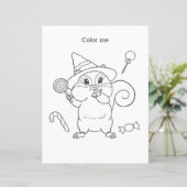 Chipmunk Halloween Coloring Pages & Maze Sheet | Zazzle