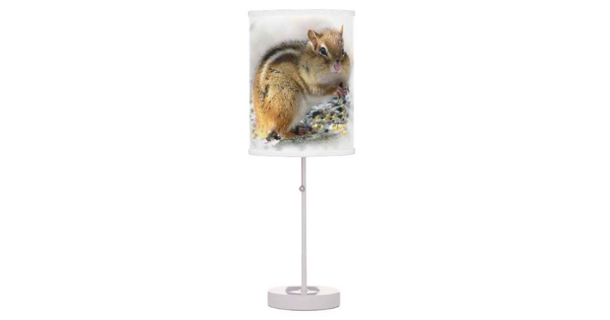 Chipmunk Table Lamp | Zazzle