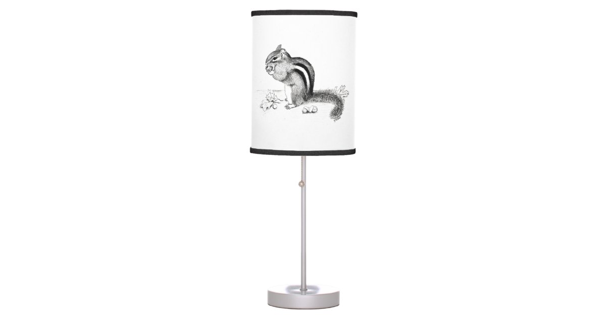 Chipmunk Table Lamp | Zazzle