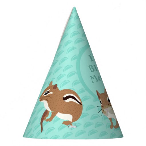 Chipmunks Themed Birthday Party Custom Party Hat | Zazzle