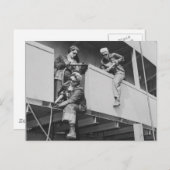 Chipping Slag Off a Ship Postcard | Zazzle