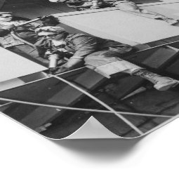 Chipping Slag Off a Ship Poster | Zazzle