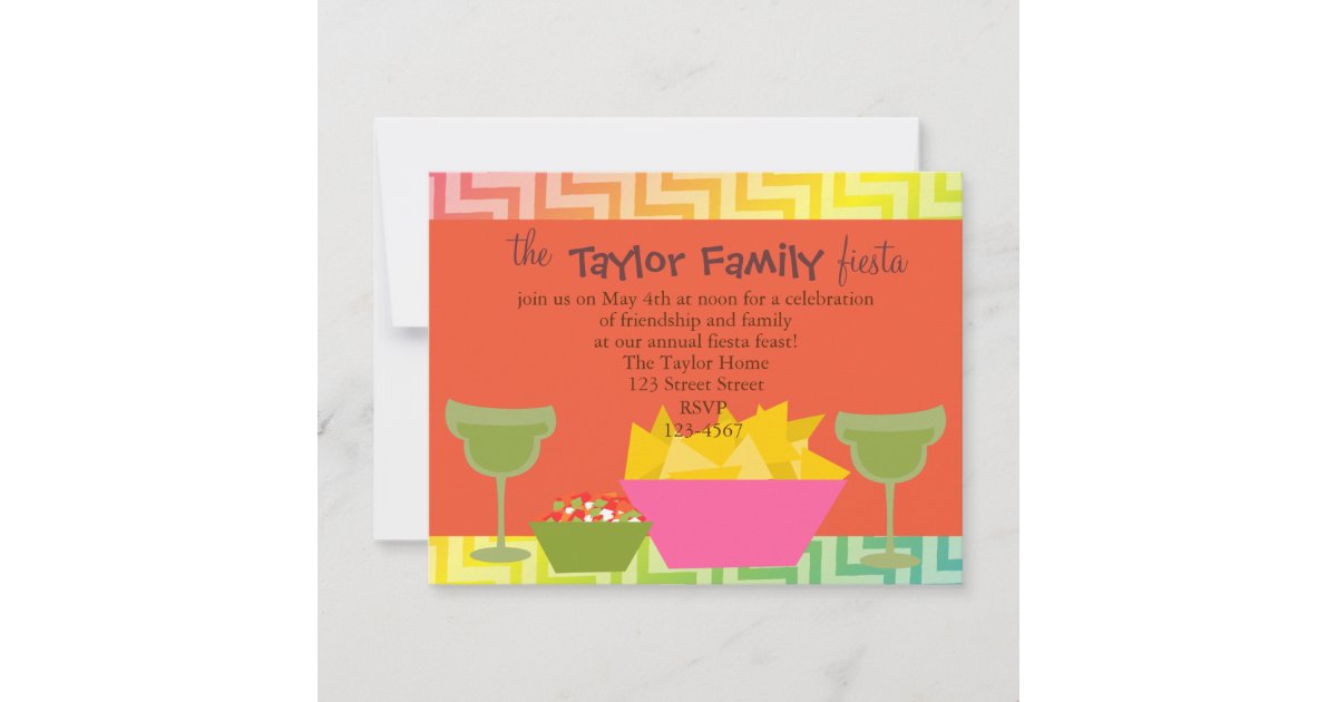 Chips and Salsa Invitation | Zazzle